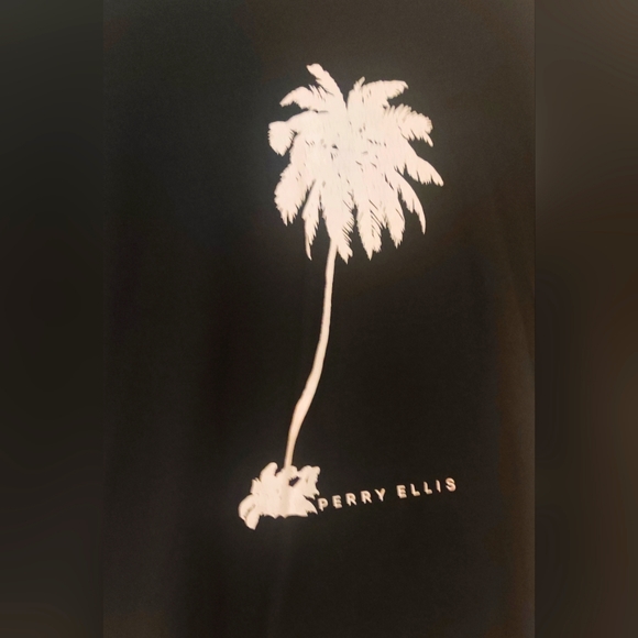 Perry Ellis | Shirts | Perry Ellis Palm Tree Tshirt Large | Poshmark